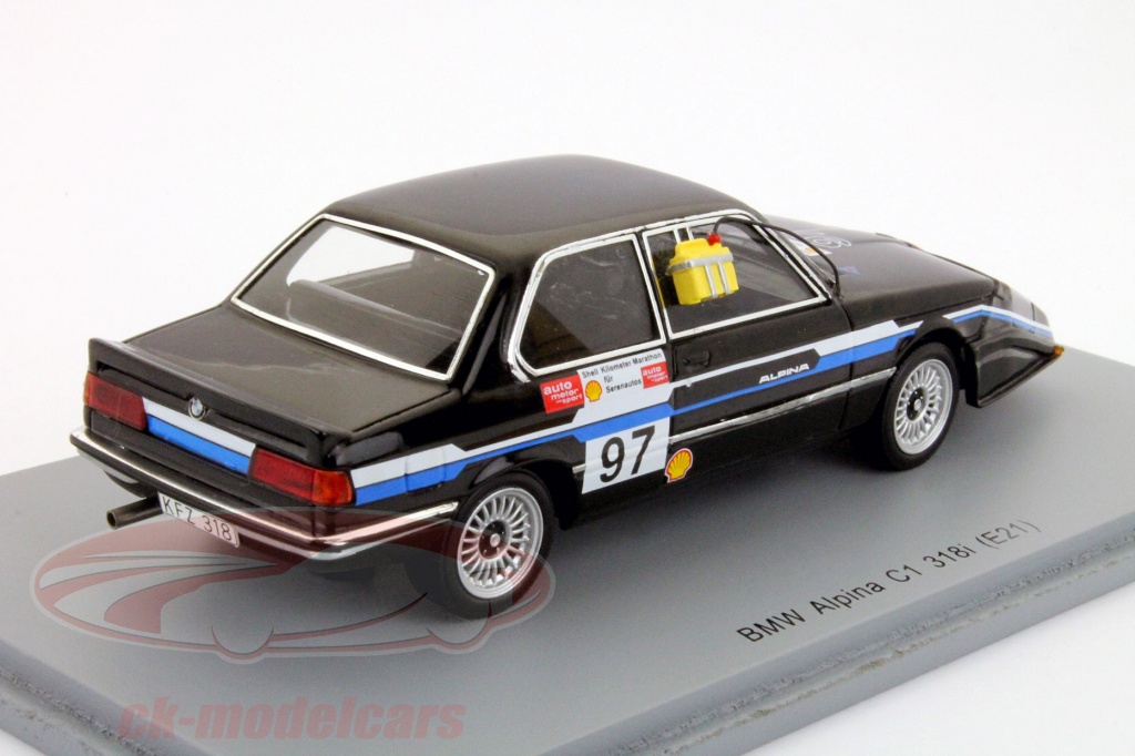 Spark 1:43 BMW Alpina C1 318 (E21) #97 Winner Shell Marathon 1981 ...