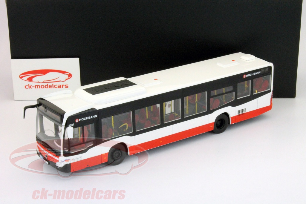 Norev 1:43 Mercedes-Benz Citaro bus year 2011 white red 351190 model ...