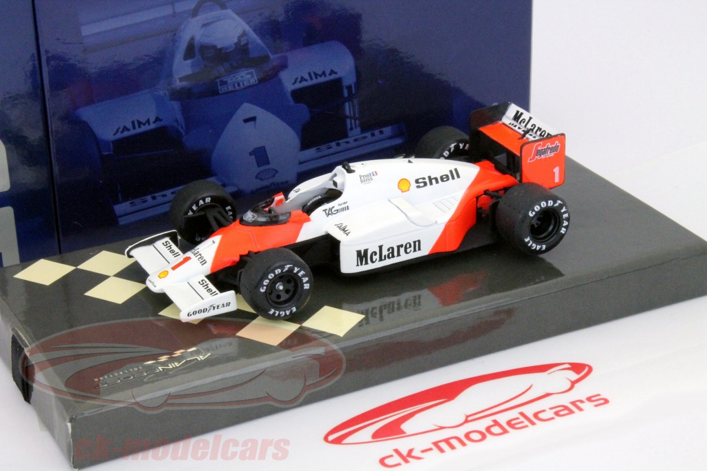 Solido 1:43 Alain Prost McLaren F1 MP4/2C world champion Formula 1 1986 15140 model car 15140 ...