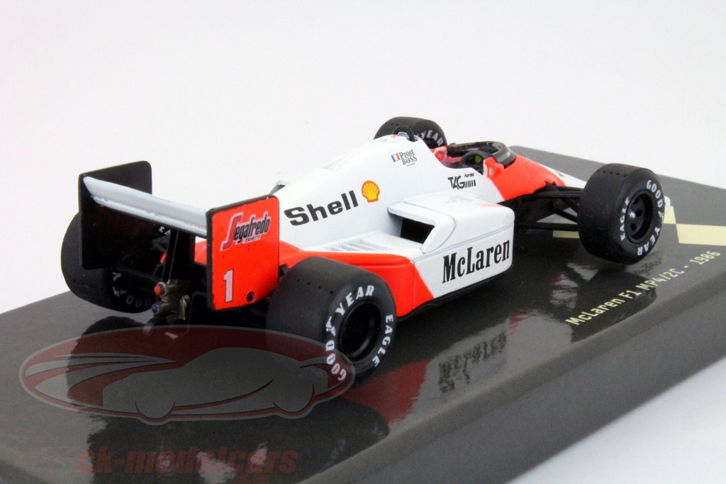 Solido 1:43 Alain Prost McLaren F1 MP4/2C world champion Formula 1 1986 15140 model car 15140 ...