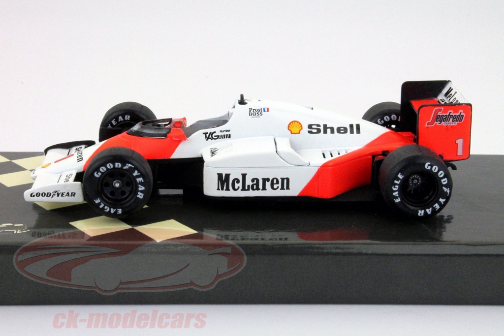 Solido 1:43 Alain Prost McLaren F1 MP4/2C world champion Formula 1 1986 15140 model car 15140 ...