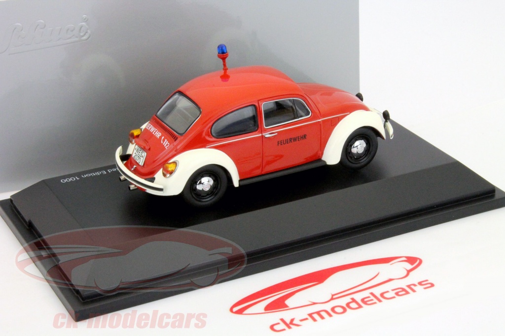 Schuco 1:43 Volkswagen VW Beetle 1200 Fire 450387300 model car 450387300 4007864038732
