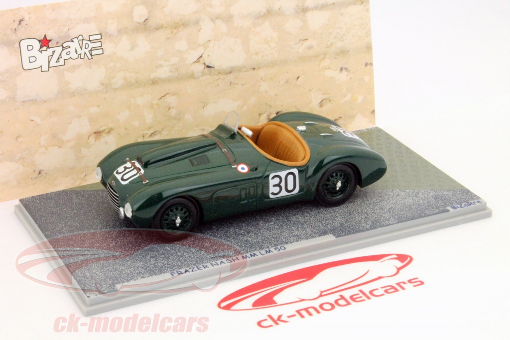Spark 1:43 Frazer Nash #30 24h Le Mans 1950 Bizarre BZ089 model car ...