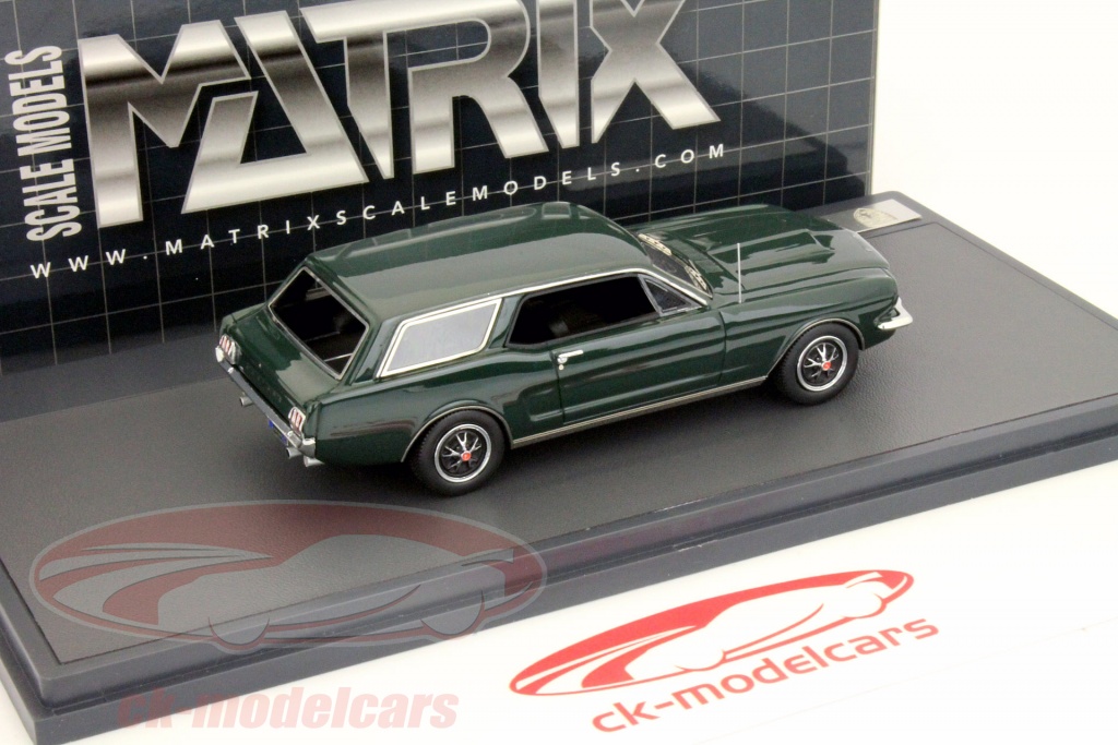 Matrix 1:43 Ford Intermeccanica Mustang Wagon année 1965 vert MX20603 ...
