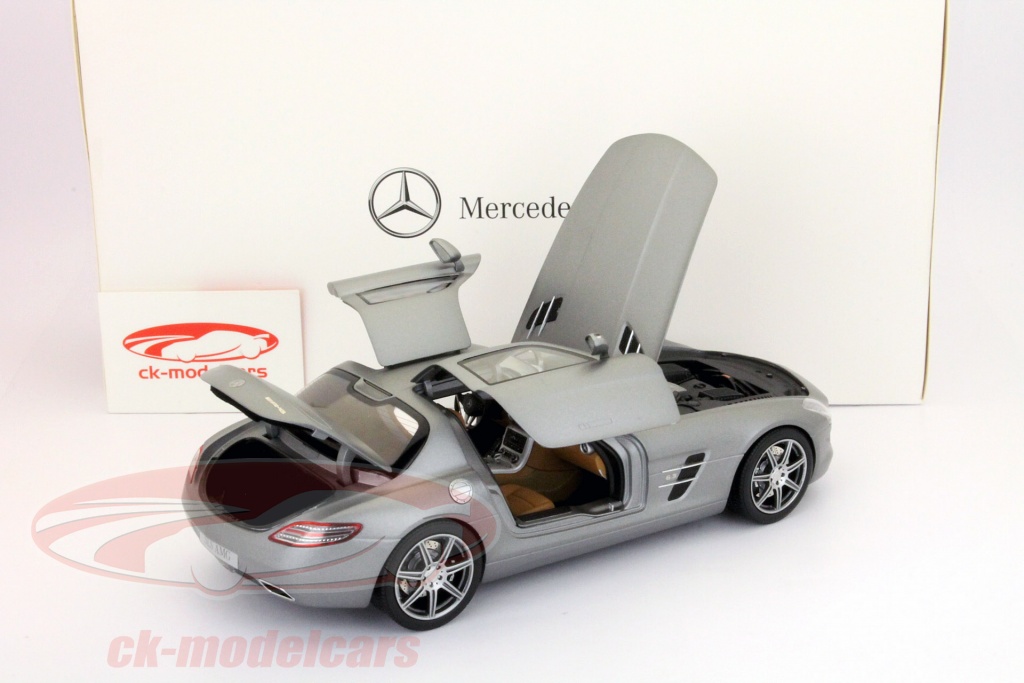 Norev 1:18 Mercedes-Benz SLS AMG Coupe gray metallic B66960165 model ...
