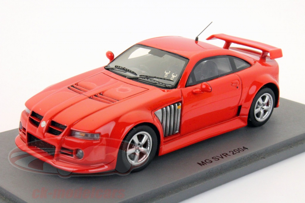 Spark 1:43 MG SVR year 2004 red S0439 model car S0439 9580006904393