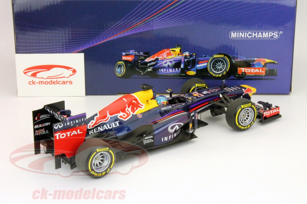 Minichamps 1:18 S. Vettel Red Bull RB9 Showcar Formula 1 World Champion ...