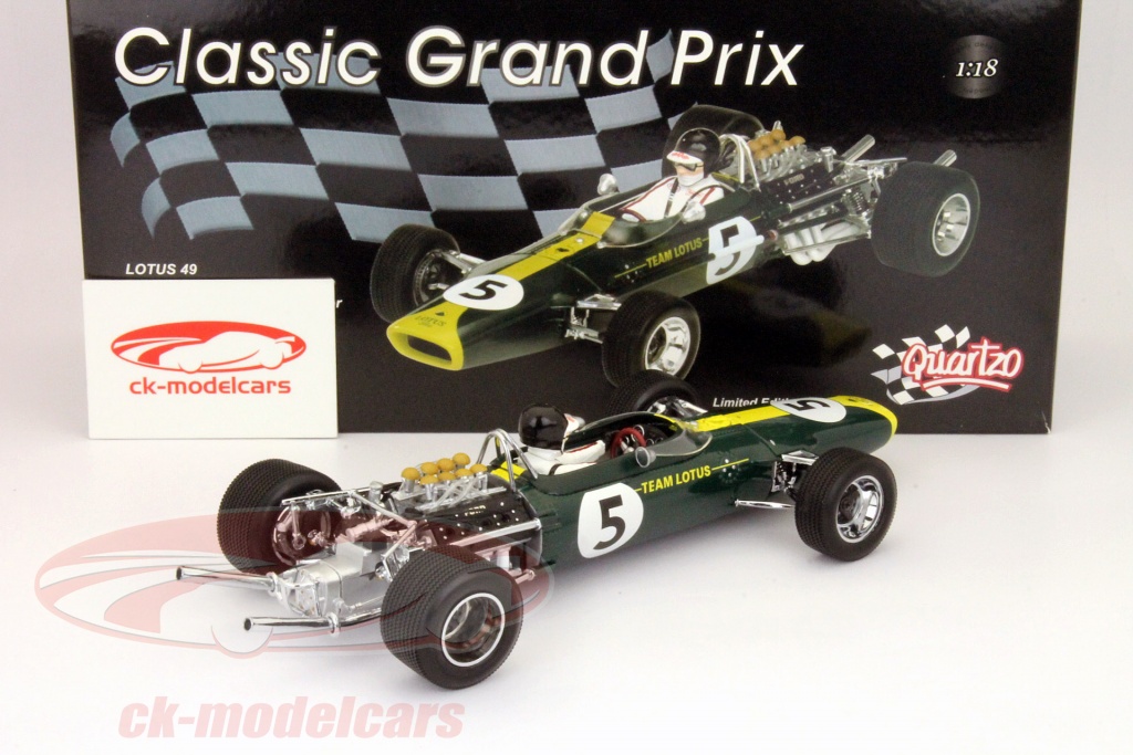 Quartzo 1:18 Jim Clark Lotus 49 #5 Winner GP Netherlands 1967 18203 model car 18203 657440182034