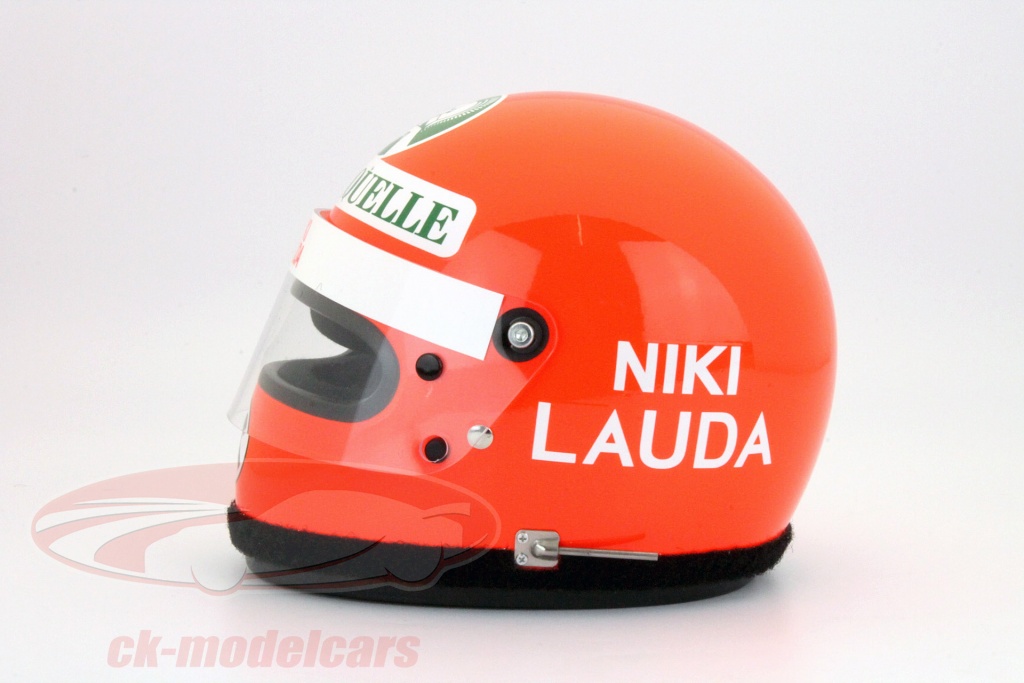 1:2 Niki Lauda Ferrari 312T Formula 1 1976 Helmet CK9992219 model car ...