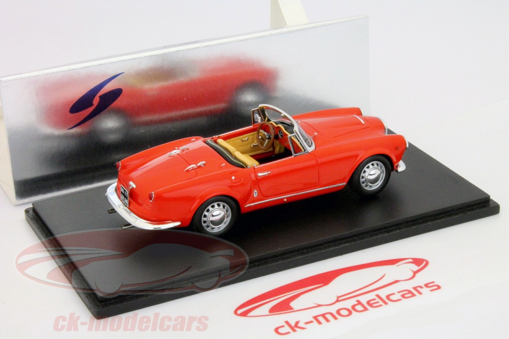 Spark 1:43 Lancia Aurelia B24 Convertible model 1956 red S2378 model car S2378 9580006923783