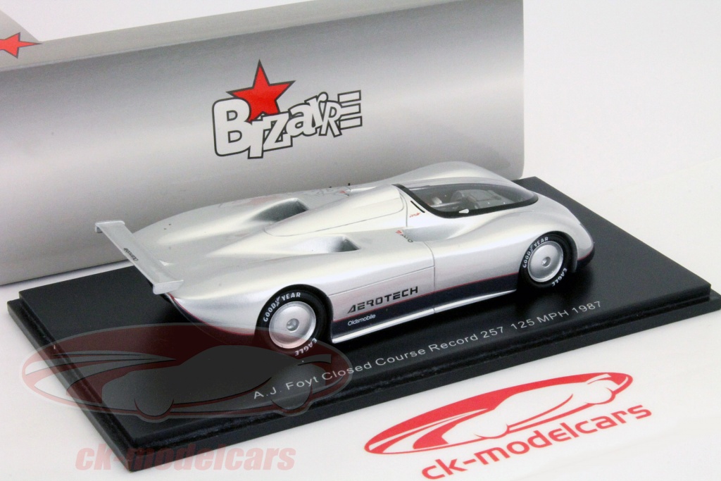 Spark 1:43 Oldsmobile Aerotech queue courte Quad 4 Turbo AJ Foyt Fermé record du parcours 1987 ...