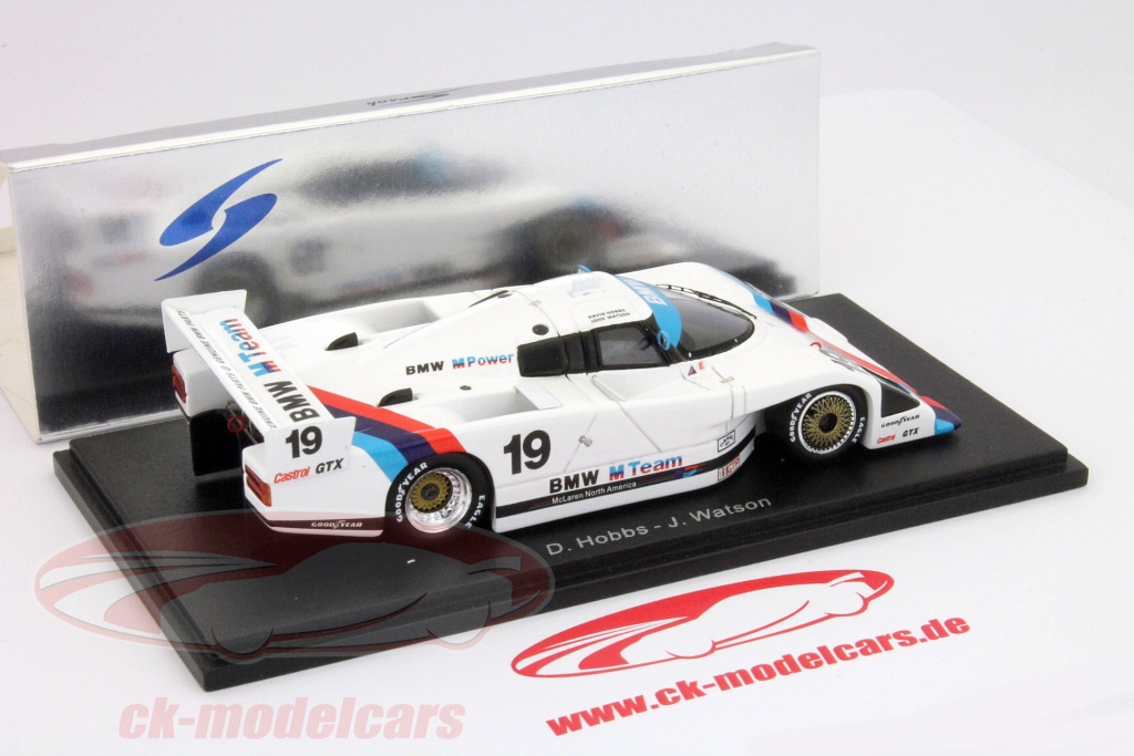 Spark 1:43 March 86G BMW #19 IMSA 1986 Hobbs, Watson S3571 model car ...