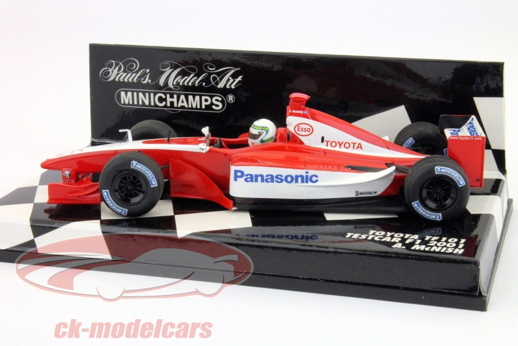 Minichamps 1:43 Allan McNish Toyota TF101 Testcar Formula 1 2001 ...