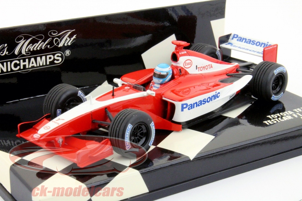 Minichamps 1:43 Mika Salo Toyota TF101 Testcar Formule 1 2001 400010224 ...