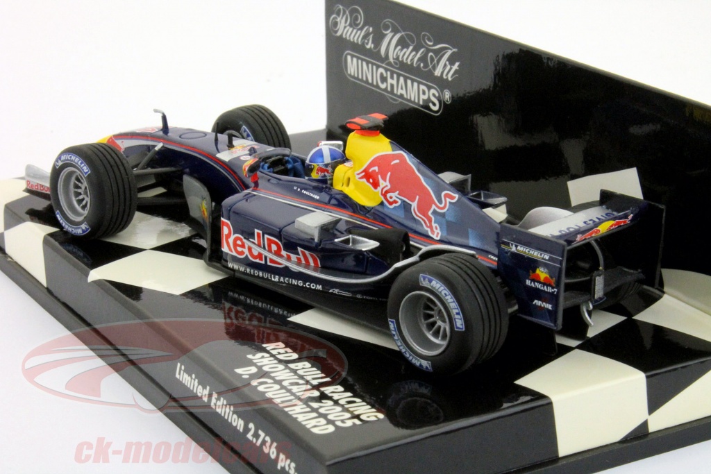 Minichamps 1:43 David Coulthard Red Bull RB1 #14 Showcar Formula 1 2005 ...