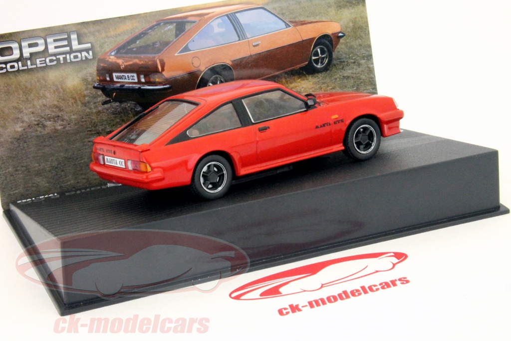 Altaya 1:43 Opel Manta B CC Baujahr 1978-1982 rot Ixo CK9992242 Modellauto CK9992242