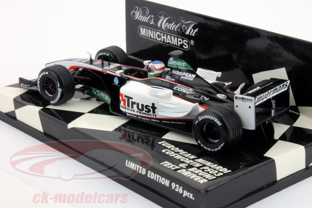 Minichamps 1:43 Test Driver Gianmaria Bruni Minardi PS03 #39 Formula 1 ...