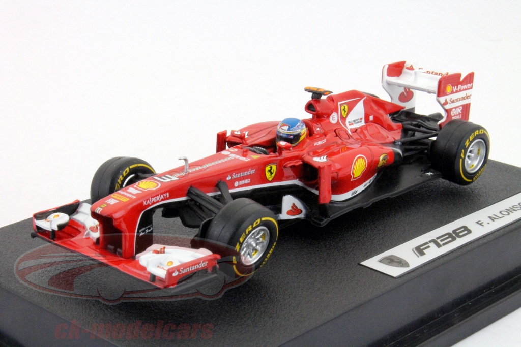HotWheels 1:43 Fernando Alonso F138 #3 GP Japan Formula 1 2013 ...