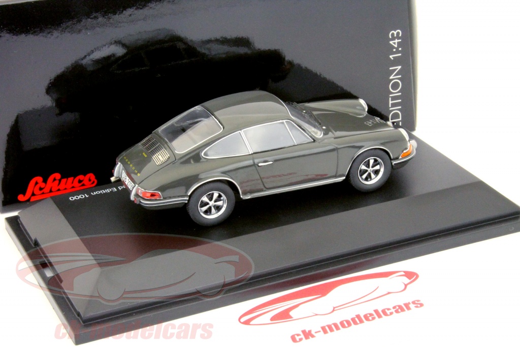 Schuco 1:43 Porsche 911 S Steve McQueen MovieCar Le Mans 1971 gray ...