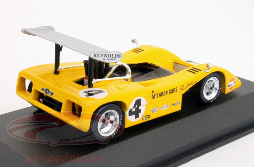 Minichamps 1:43 McLaren M8B #4 Winner Can Am Series McLaren Brcue 1969 530694304 model car ...