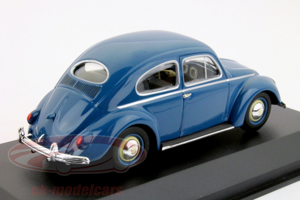 Minichamps 1:43 Volkswagen VW 1200 Kaefer Year 1953 blue 430052107 ...
