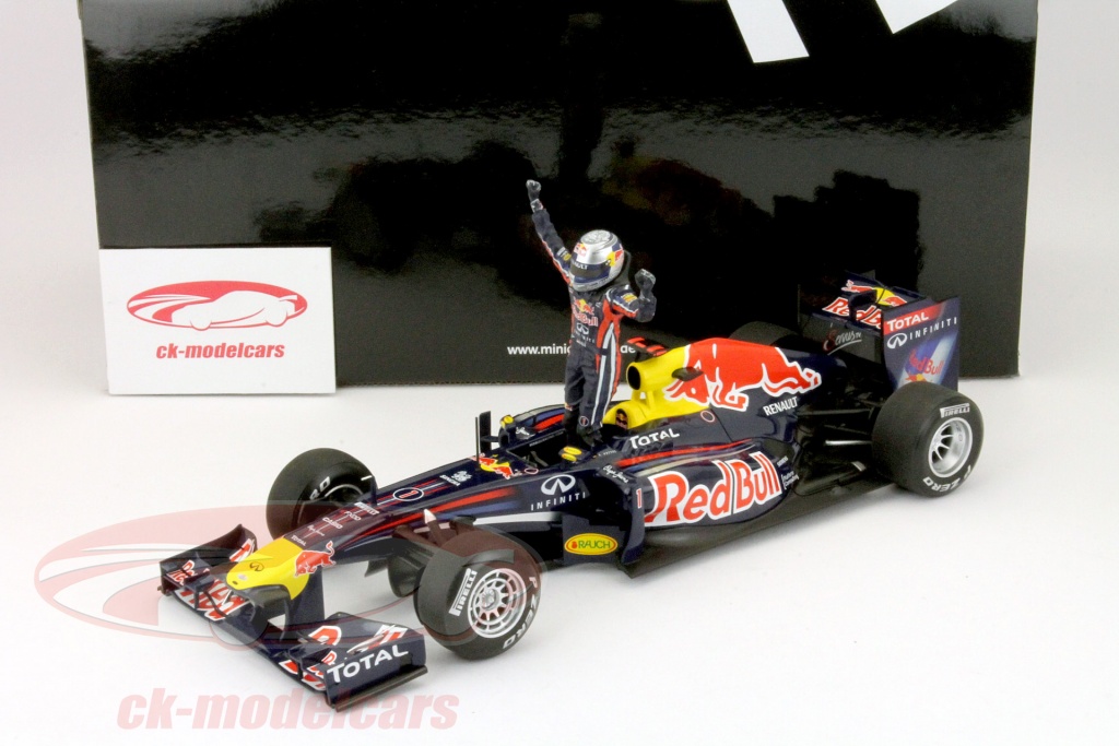 Minichamps 1:18 Sebastian Vettel RedBull RB7 #1 Sieger Spanish Formel 1 ...