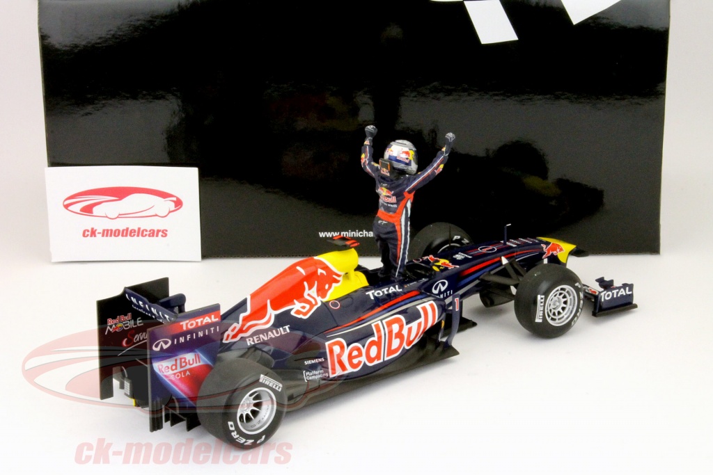 Minichamps 1:18 Sebastian Vettel RedBull RB7 #1 winner Spanish formula ...