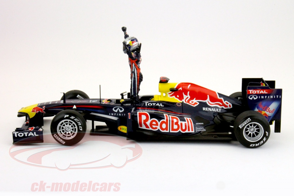 Minichamps 1:18 Sebastian Vettel RedBull RB7 #1 winner Spanish formula ...