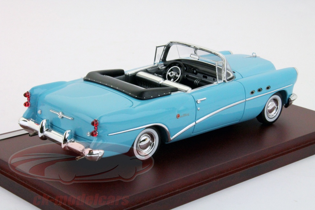 True Scale 1:43 Buick Century Cabriolet Year 1954 blue TSM134306 model ...