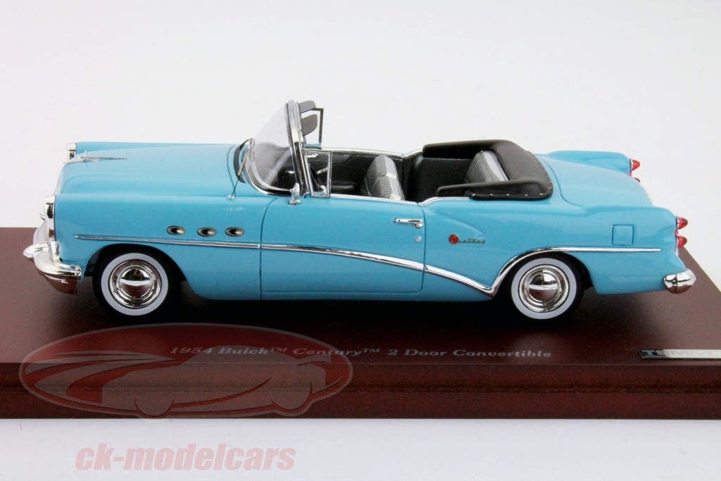 True Scale 1:43 Buick Century Cabriolet Year 1954 blue TSM134306 model ...