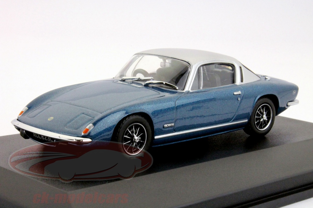 Oxford 1:43 Lotus Elan Plus 2 Lagon blue / silver LE002 model car LE002 ...