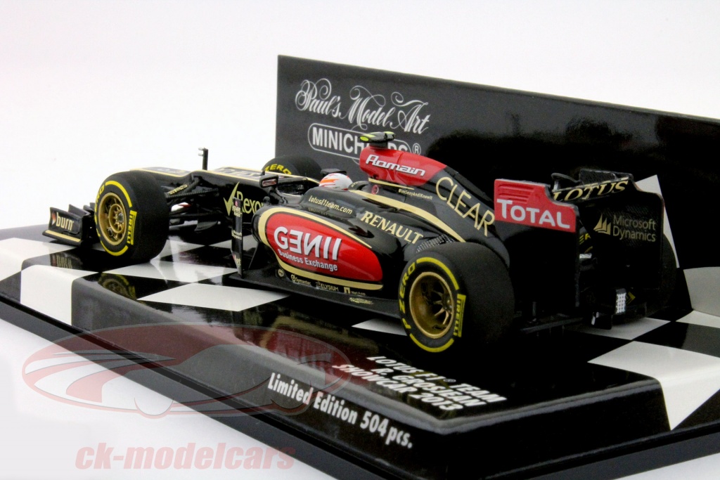 Minichamps 1:43 Romain Grosjean Lotus Renault E21 Showcar Formula 1 ...