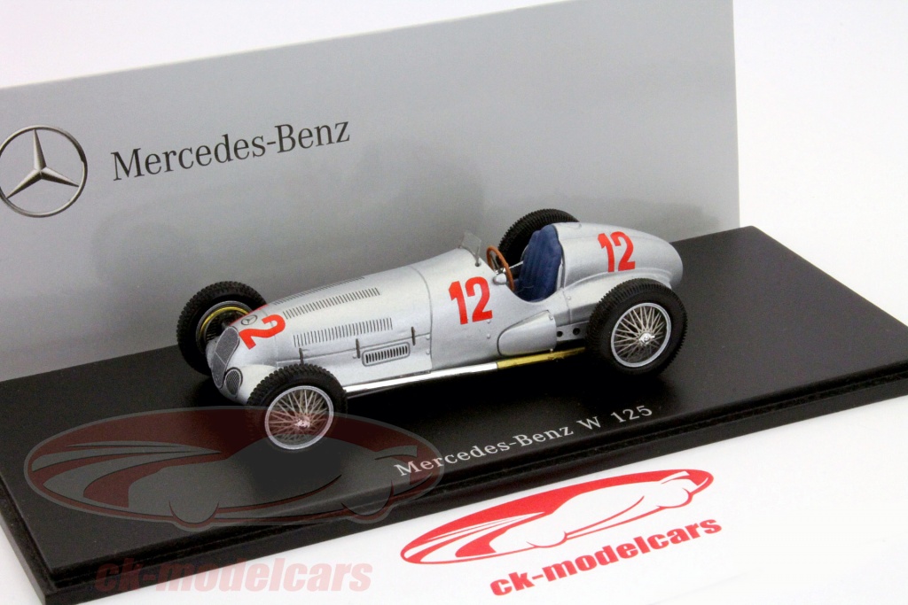 Spark 1:43 R. Caracciola Mercedes-Benz W125 #12 GP Germany Formula 1 ...