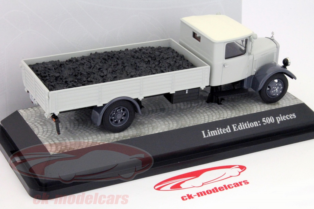 Premium Classixxs 1:43 Mercedes-Benz Lo2750 Platform truck gray 12601 ...