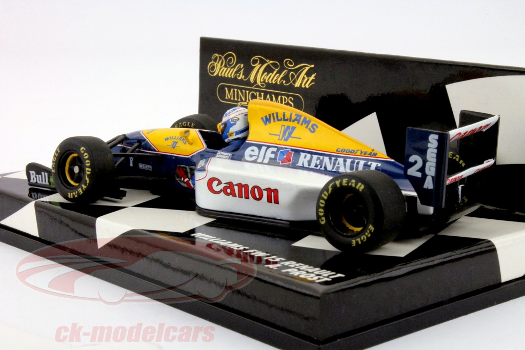 Minichamps 1:43 Alain Prost Williams FW15 Renault #2 Formel 1 ...