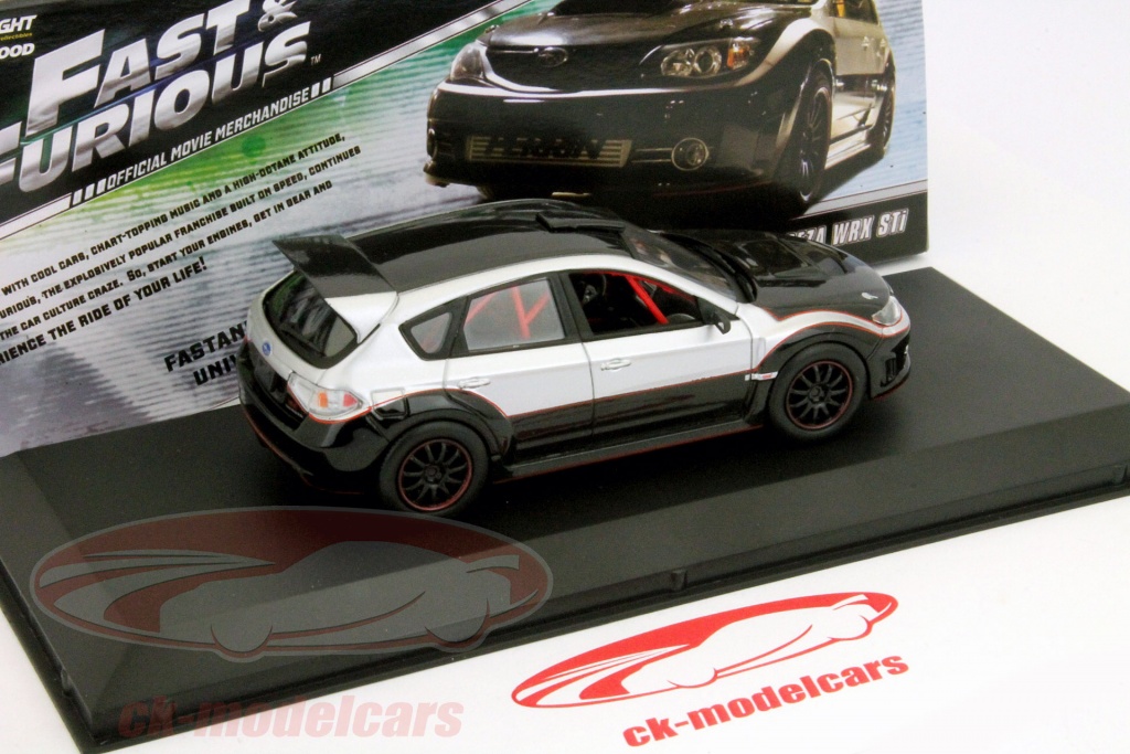 Greenlight 1:43 Subaru Impreza WRX STi Moviecar Fast and Furious Year 2009 86220 model car 86220 ...