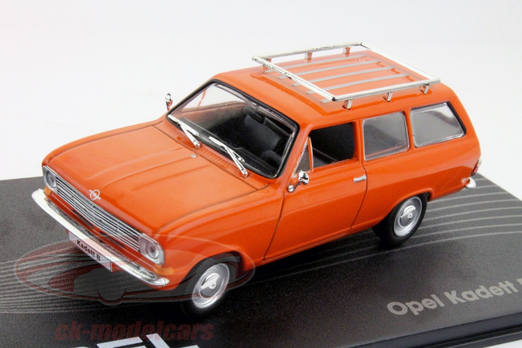Altaya 1:43 Opel Kadett B Caravan Baujahr 1965-1973 orange Ixo ...