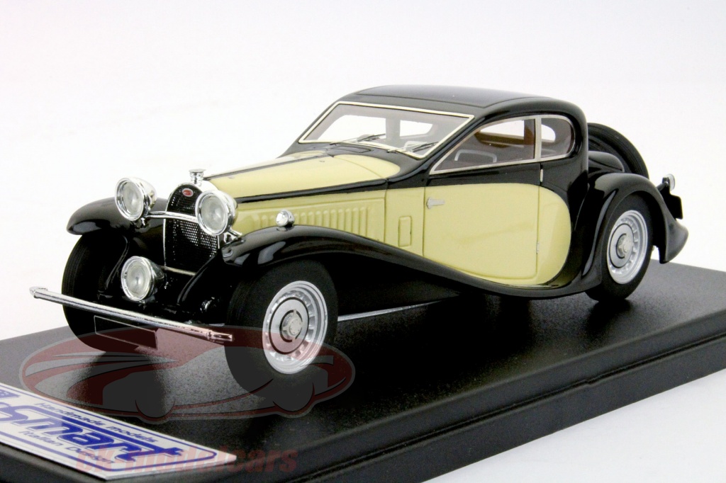 LookSmart 1:43 Bugatti Type 50T Baujahr 1930 schwarz / beige LS416C ...