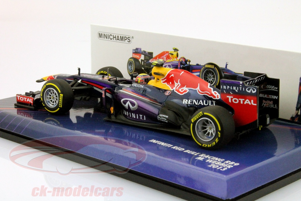 Minichamps 1:43 Mark Webber Red Bull RB9 #2 Red Bull RB9 Formula 1 2013 ...