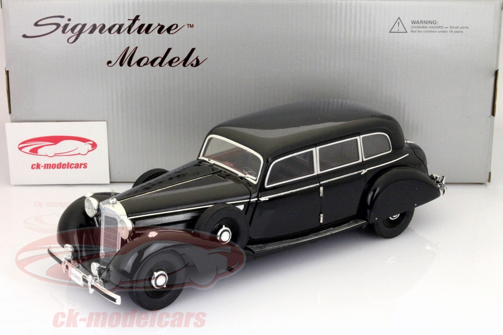Signature Models 1:18 Mercedes-Benz 770K Year 1938 black 18129 model ...