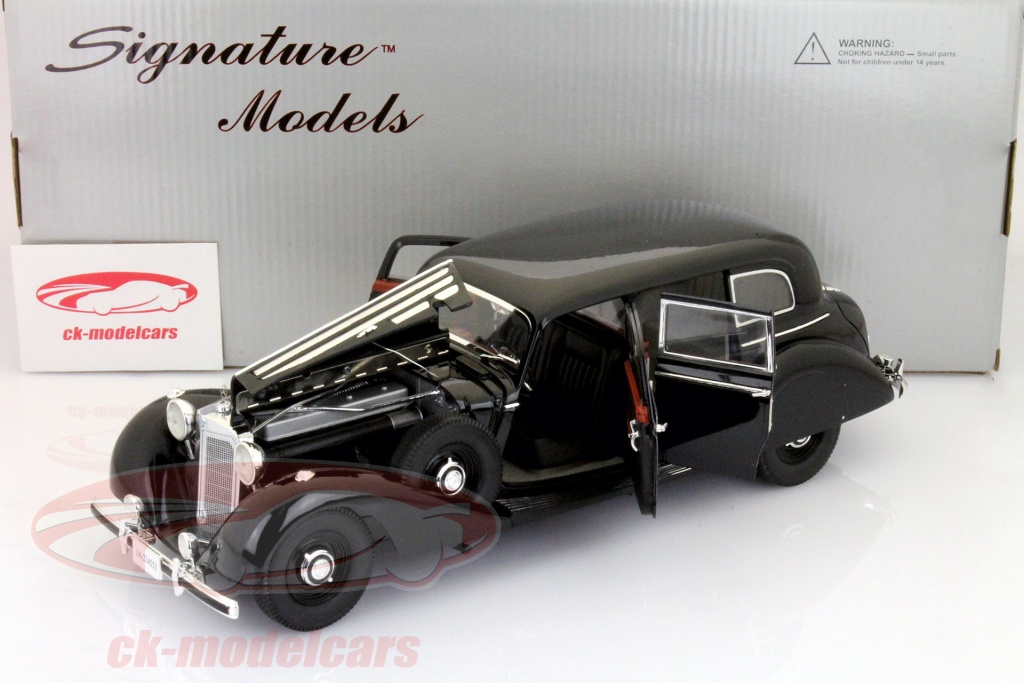 Signature Models 1:18 Mercedes-Benz 770K Año 1938 negro 18129 modelo ...