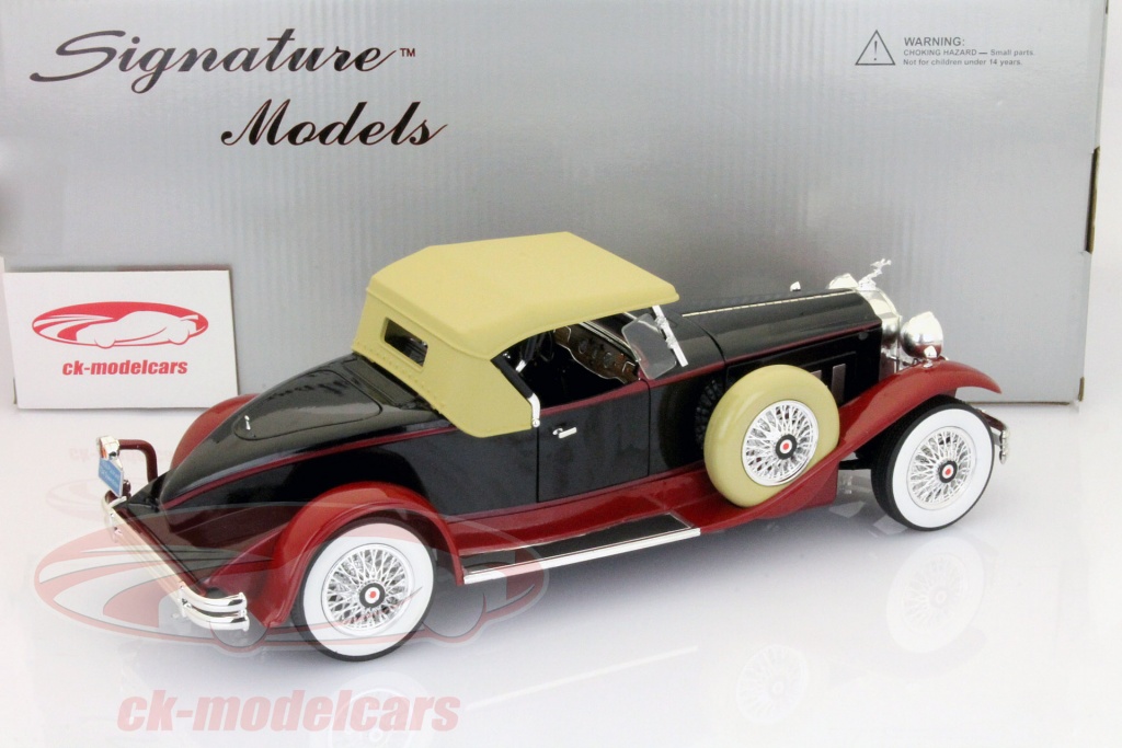 Signature Models 1:18 Packard 734 Speedster Year 1930 red 18138 model ...