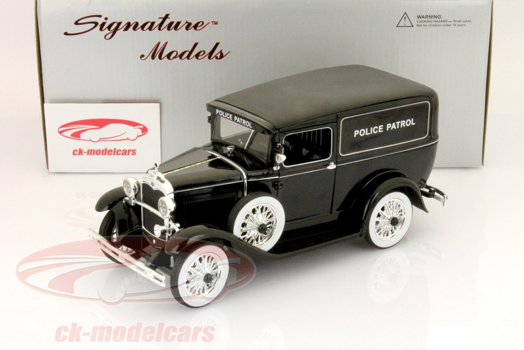Signature Models 1:18 Ford Model A Police Year 1931 18143 model car ...