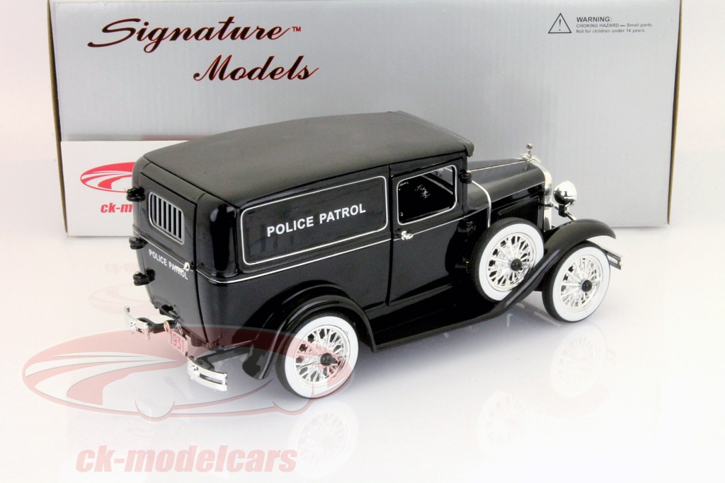 Signature Models 1:18 Ford Model A Police Year 1931 18143 model car ...