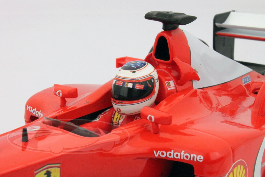HotWheels 1:18 Rubens Barrichello Ferrari F2002 #2 Formula 1 2002 54627 ...