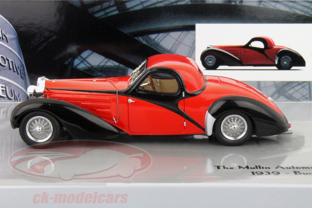 Minichamps 1:43 Bugatti Type 57C Atalante Year of construction 1939 red ...