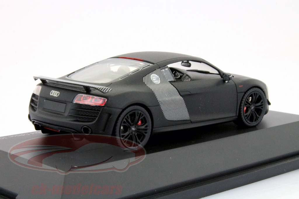 Schuco 1:43 Audi R8 GT concept black Year 2010 mat black 450722700 ...