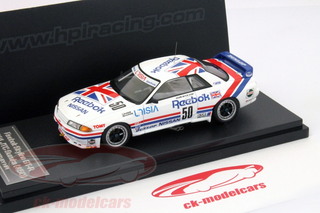HPI 1:43 Nissan Skyline GT-R #50 JTC Suzuka 1991 Hasemi, Olofsson 8607 ...