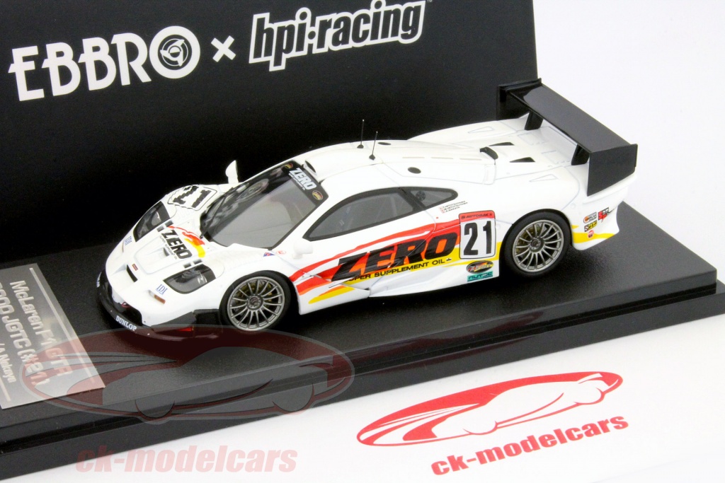 HPI 1:43 McLaren F1 GTR #21 JGTC 2000 Hitotsuyama, Nakaya 8540 model ...