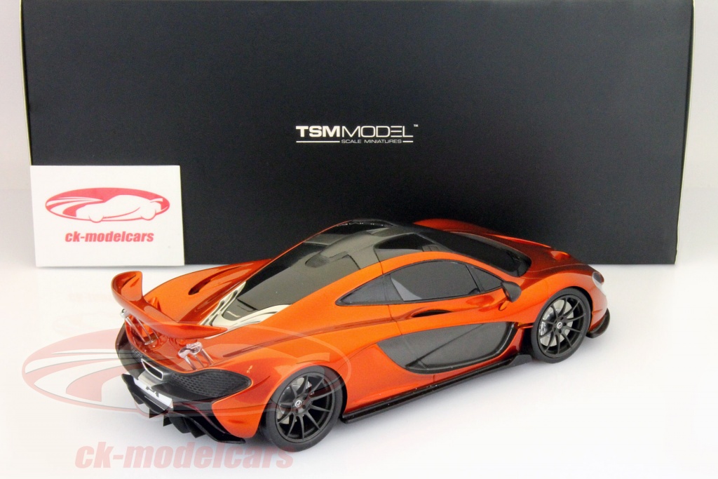 True Scale 1:18 McLaren P1 Race Mode Year 2011 orange TSM131803R model ...